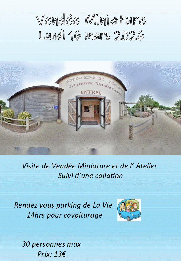 Visite de Vendée miniature | PAYS DE VIE ACCUEILLE